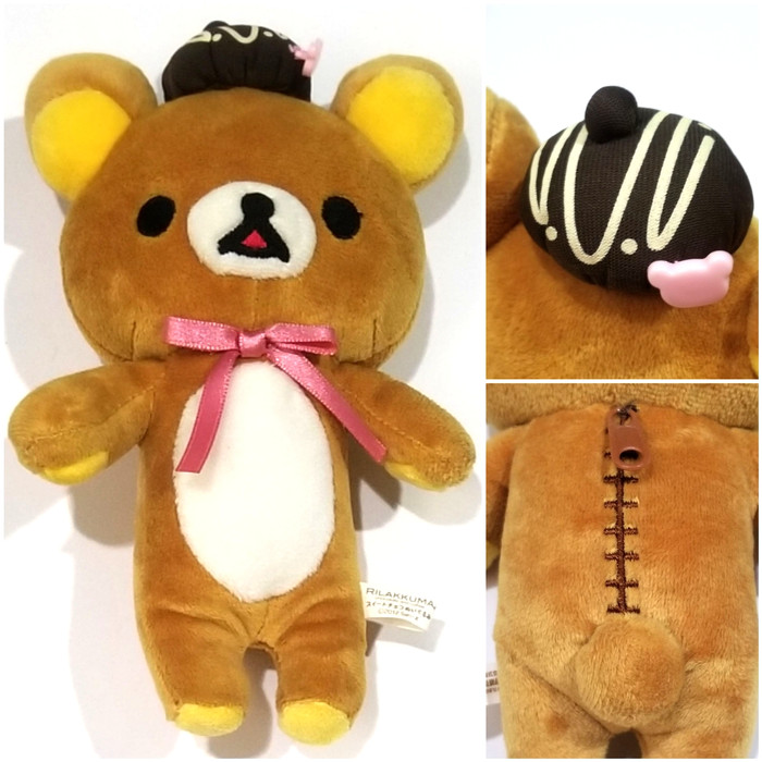 Jual Boneka Rilakkuma Chocolate Coffee 20 cm Asli Original Rare San-X ...
