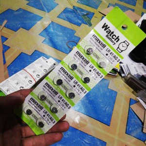 Jual Baterai AG3/LR41 Batrai Jam AG-3 LR-41 Battery Coin Batre 1,5 Volt Batrai Jam Tangan ...