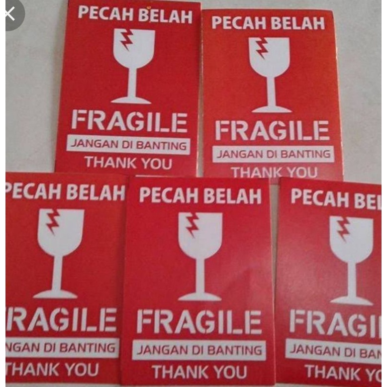 Jual Sticker Fragile Indonesia|Shopee Indonesia