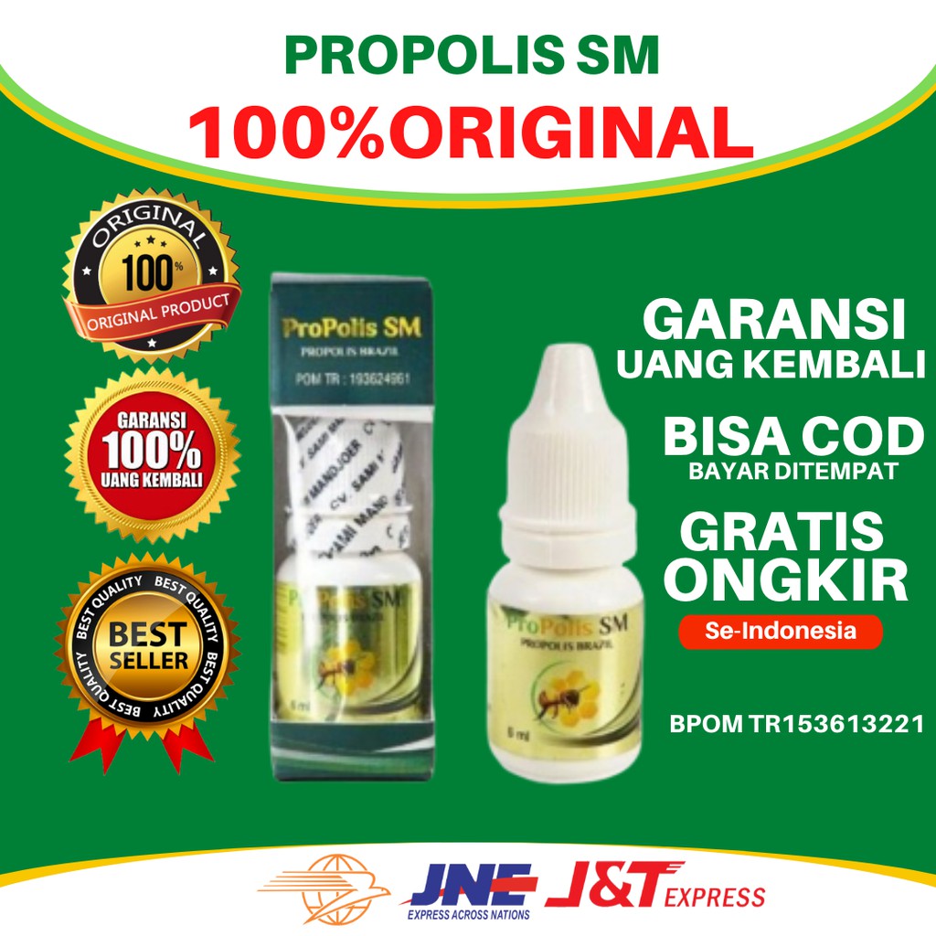 Jual Propolis SM Obat Telinga Berair/ Telinga Bernanah/ Infeksi Telinga ...