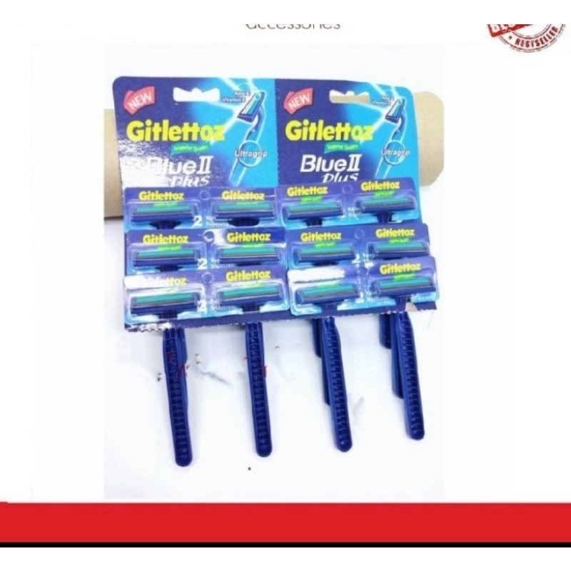 Jual Alat Cukur Kumis Jenggot Biru 2 Mata Pisau Cukuran Tajam | Shopee ...