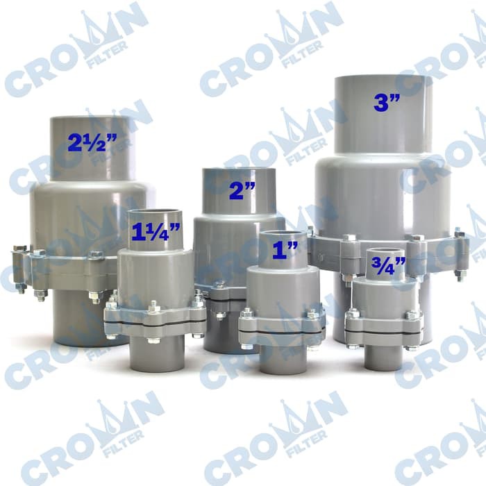 Jual Check Valve / Klep PVC KDJ Taiwan 1" | Shopee Indonesia