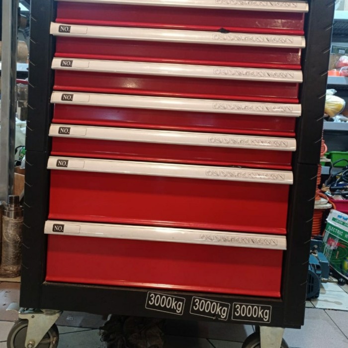 Jual (MEI) tool kit cabinet / lemari tool kit 7 susun merk Chrono7 ...