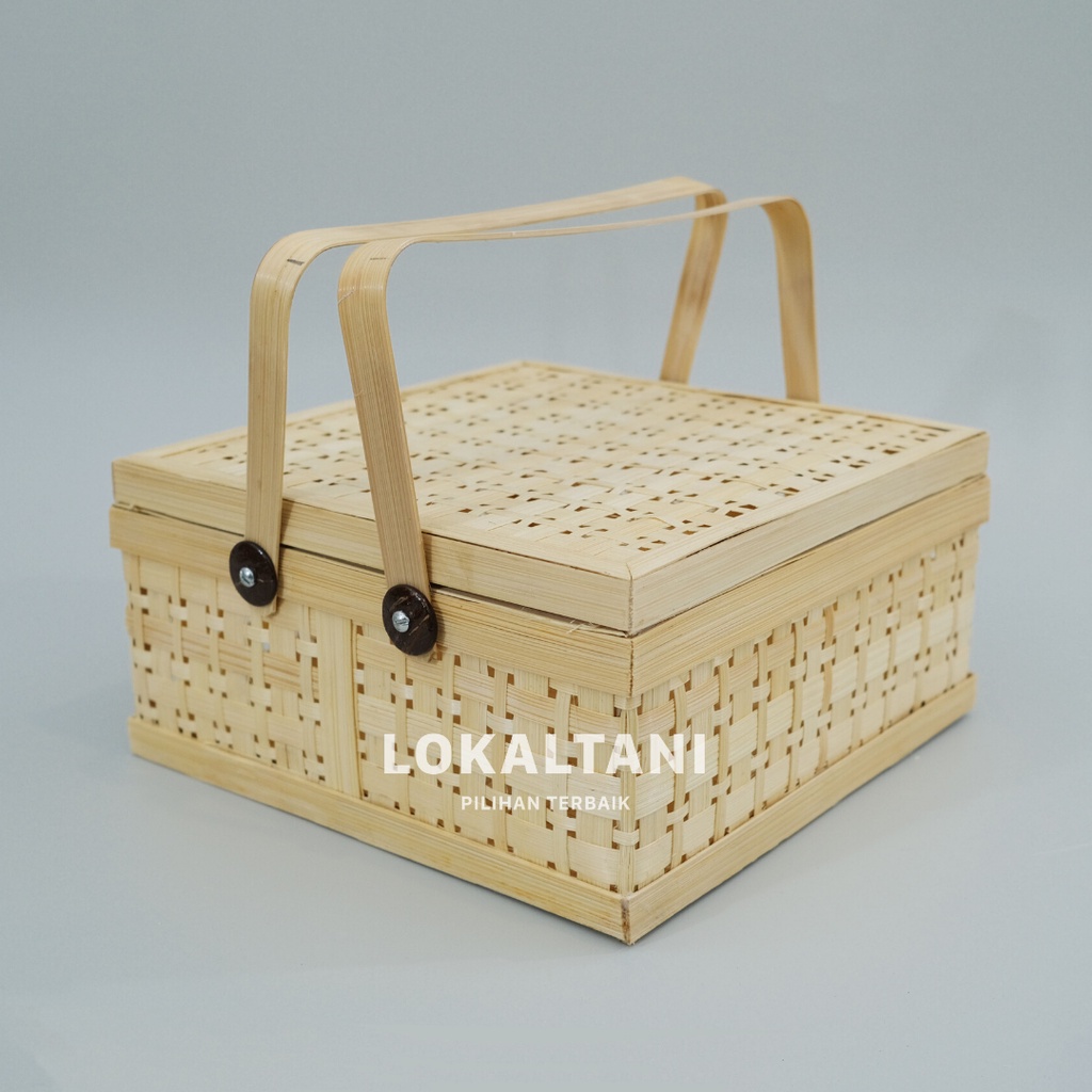 Jual Kotak Hampers Imlek CNY/ Keranjang Bambu Imlek/ Tempat Parcel ...