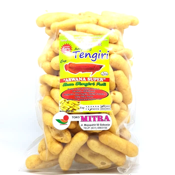 ARWANA SUPER KERUPUK AMPLANG TENGIRI 200gr | KRUPUK KEMPLANG IKAN ...