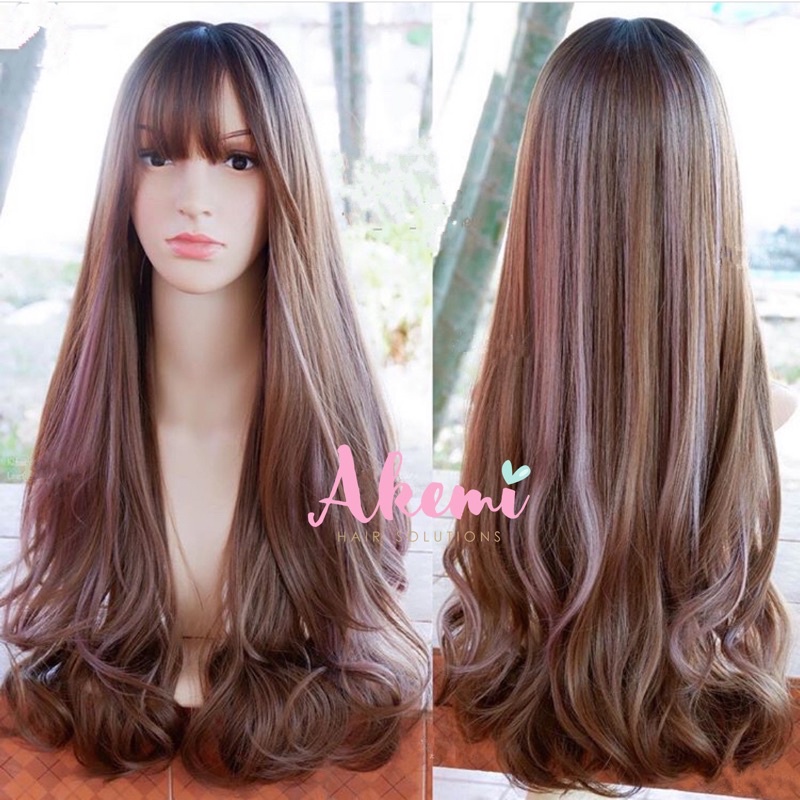 Jual Wig Poni Tipis Lurus Blow 65cm MEREK AKEMI - Wig Pony Panjang ...