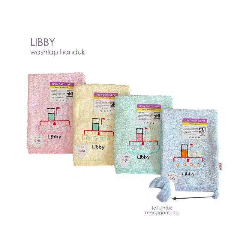 1pcs LIBBY Washlap Bayi/ waslap bayi libby | Shopee Indonesia