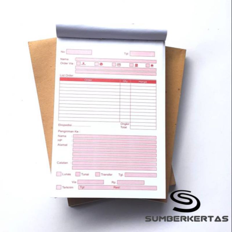 Jual BUKU LIST ORDER MINI/LIST ORDER OLSHOP/NOTA OLSHOP/MURAH | Shopee ...
