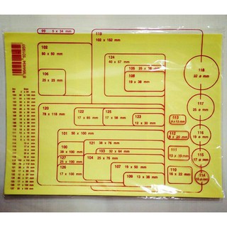 Label Fox Ukuran 101 Sampai 112 / Label Undangan / Sticker Nama ...