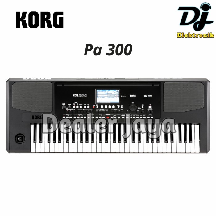 Jual Keyboard Arranger Korg Pa 300 / Pa300 - 61 key | Shopee Indonesia