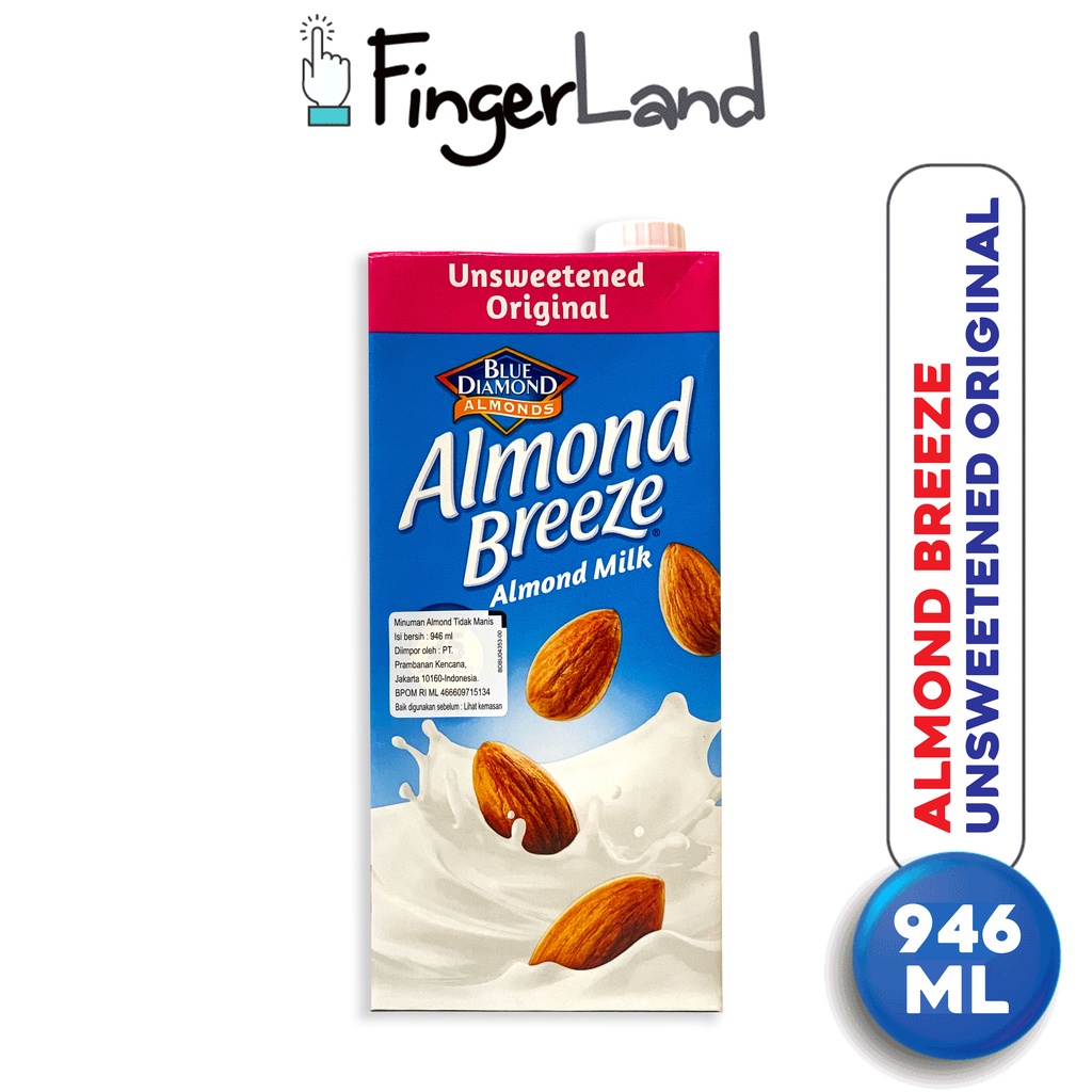 Jual ALMOND BREEZE Almond Milk Unsweetened 946 ml Susu Almond Unsweetened | Shopee Indonesia
