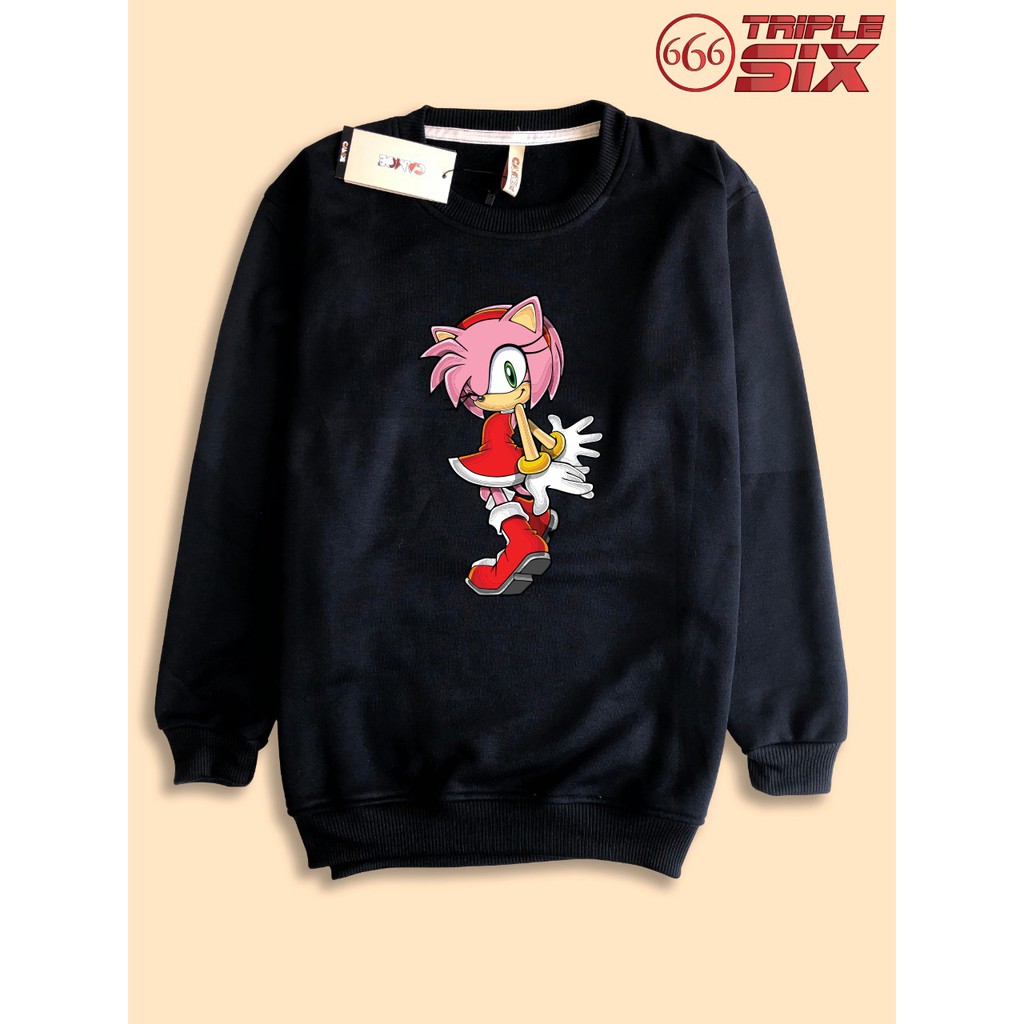 Jual Sweater Sweatshirt sonic the hedgehog amy rose | Shopee Indonesia