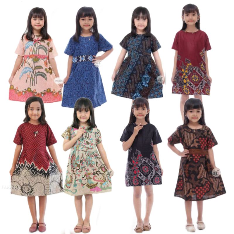 Jual Dress batik Anak perempuan umur 2-10 Tahun - Motif batik ...
