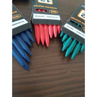 Jual KRAYON LOG / KRAYON KAYU / CRAYON SERBAGUNA HIOSHI (20 KOTAK ...