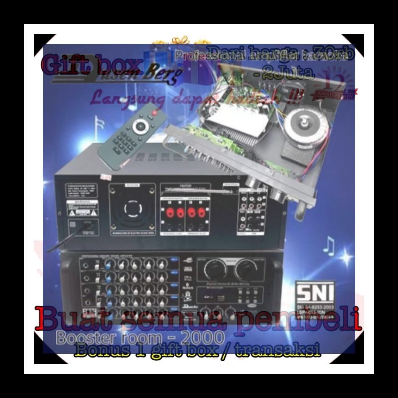 Jual Power amplifier karaoke dusenberg booster Room - 2000 original ...