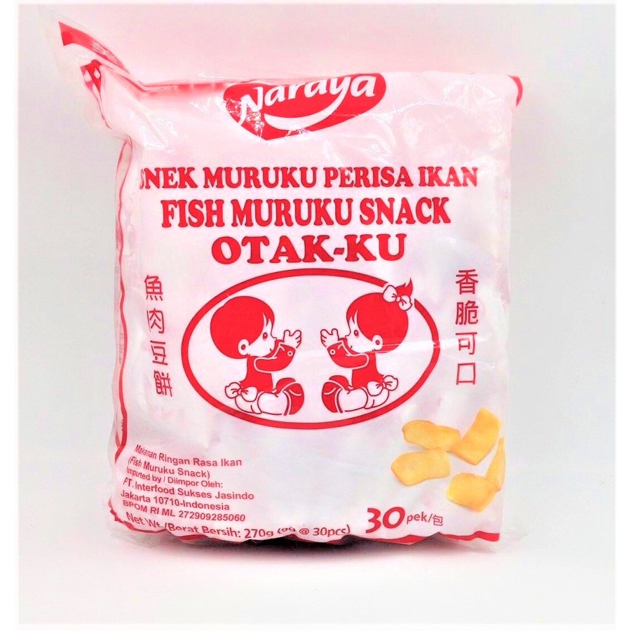 Jual Muruku Fish Snack Naraya Otak-Ku Otaku Size Besar Isi 30 Pack ...