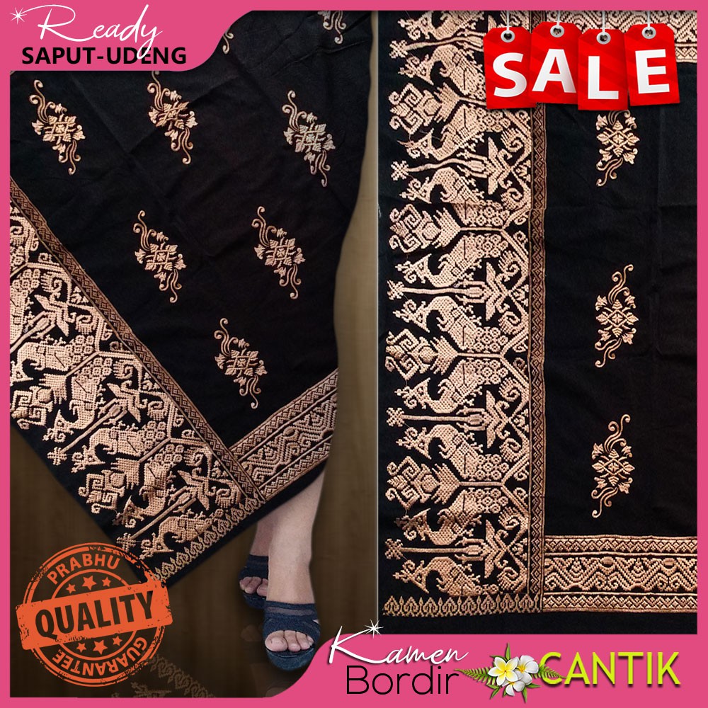 Kain Kamen Rok Pakaian Lilit Songket Saput Udeng Bordir Adat Bali ...