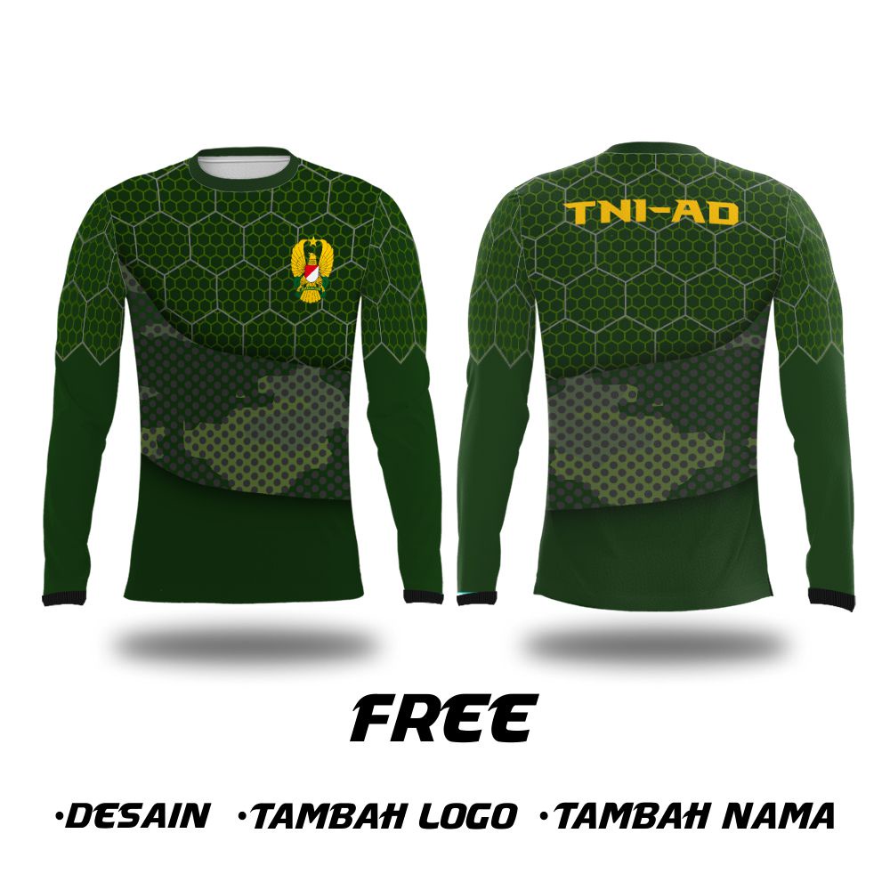 Jual Kaos Jersey CUSTOM TNI AD, KOPASUS, MARINIR full printing TNI AU TNI AL ANGKATAN | Shopee ...