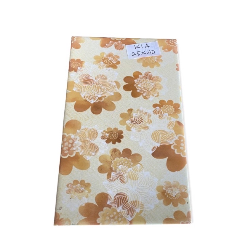 Jual KERAMIK DINDING KIA CORAK BUNGA 25x40 | Shopee Indonesia