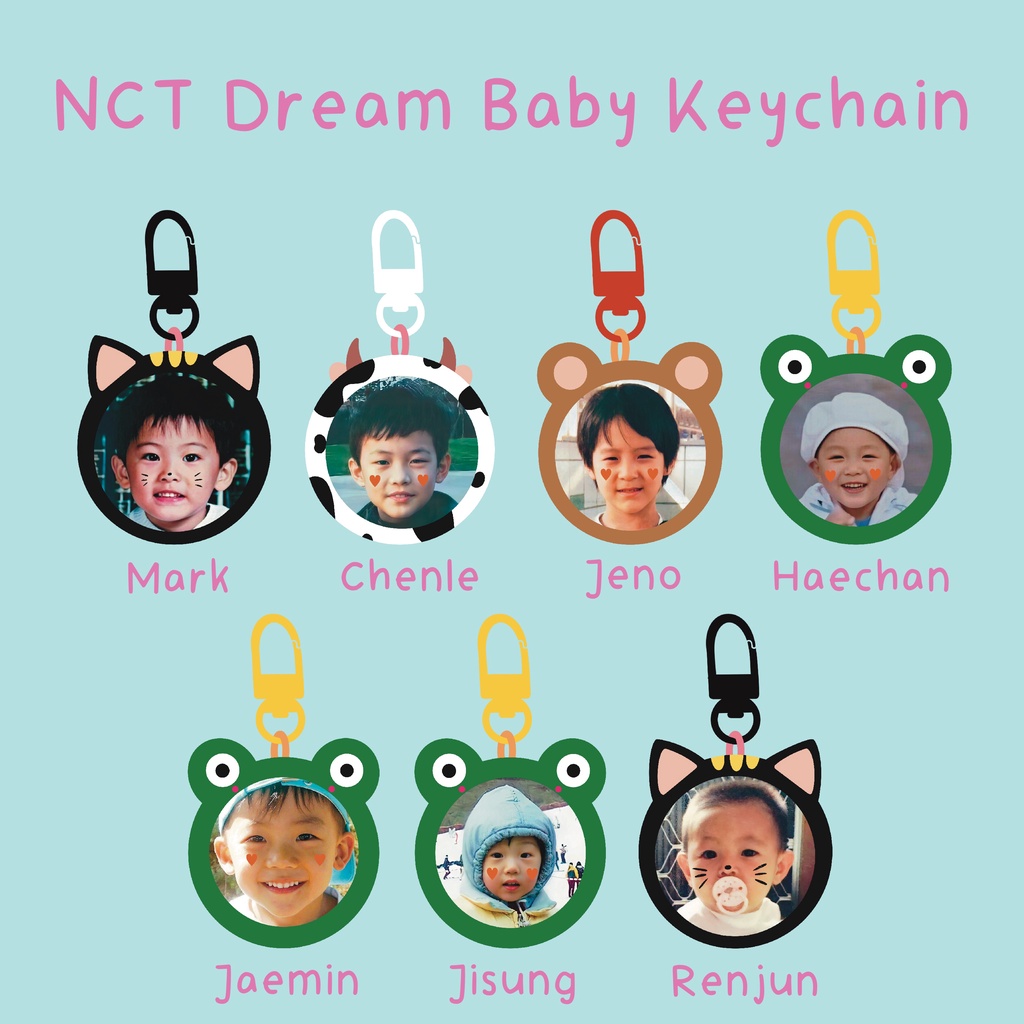 Jual NCT Dream Baby Keychain / Keycharm / Gantungan Kunci | Mark Chenle ...