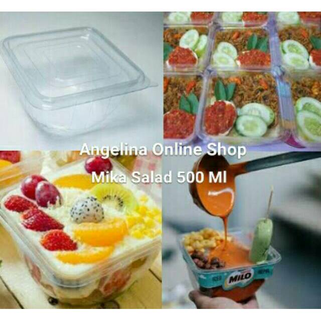 Jual Mika salad 500ml Isi 20 pcs | Shopee Indonesia