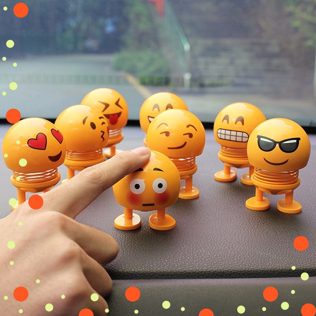 Jual BONEKA EMOTICON EMOJI PAJANGAN DASHBOARD MOBIL / BONEKA PER GOYANG ...