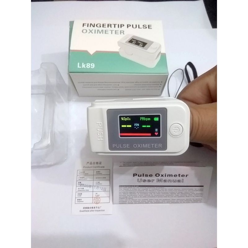 Jual Fingertip Pulse Oximeter LK89 bluetooth connection Oximetry ...