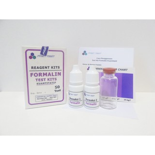 Jual Test Kit Formalin Kuantitatif 50 test / Formaldehyde Testkit ...
