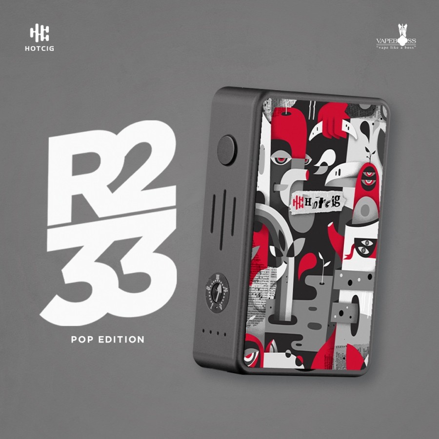 Jual HOTCIG R233 233W TC BOX MOD AUTHENTIC BY HOTCIG FOR VAPORIZER VAPE ...