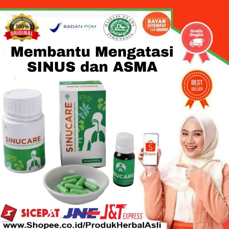 Jual SINUCARE - OBAT HERBAL ATASI SINUS BRONKITIS ASMA DAN GANGGUAN ...