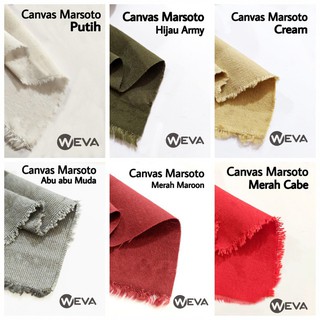 Jual Bahan Kain Canvas Marsoto Hitam | Shopee Indonesia