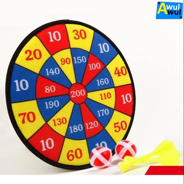 Jual Velcro Dart Board 36cm Papan Jitu Aman Untuk Anak | Shopee Indonesia