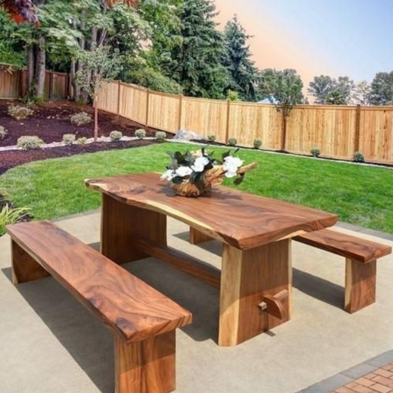 Jual MEJA KAYU TERAS || MEJA MAKAN TERAS MINIMALIS || MEJA MAKAN ...