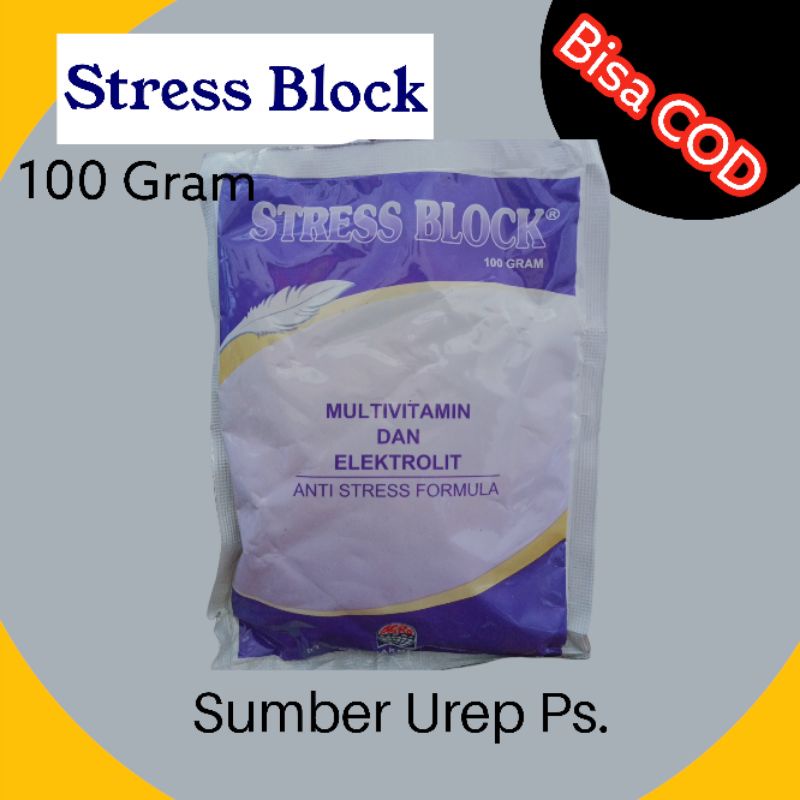 Jual STRESS BLOCK 100 Gram - Multivitamin dan Elektrolit | Shopee Indonesia