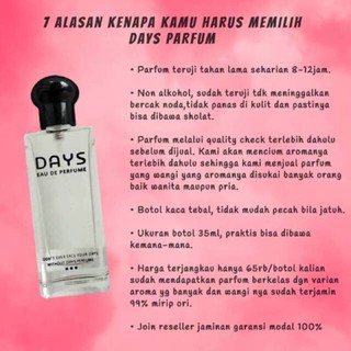 Jual DAYS PARFUM ORIGINAL | Shopee Indonesia