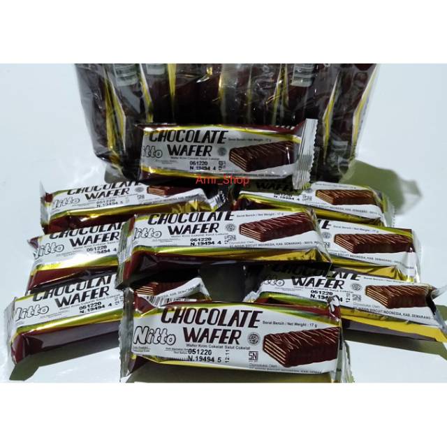 Jual Cemilan / Wafer Cokelat Nitto isi 10 Pcs / Halal Indonesia|Shopee ...