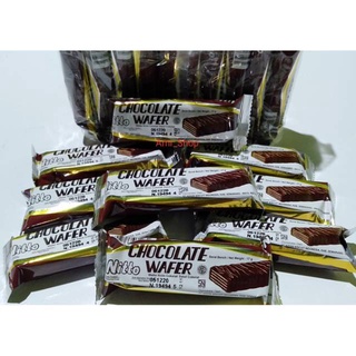 Jual Nitto Chocolate Wafer 1 Renceng isi 10 Pcs | Shopee Indonesia