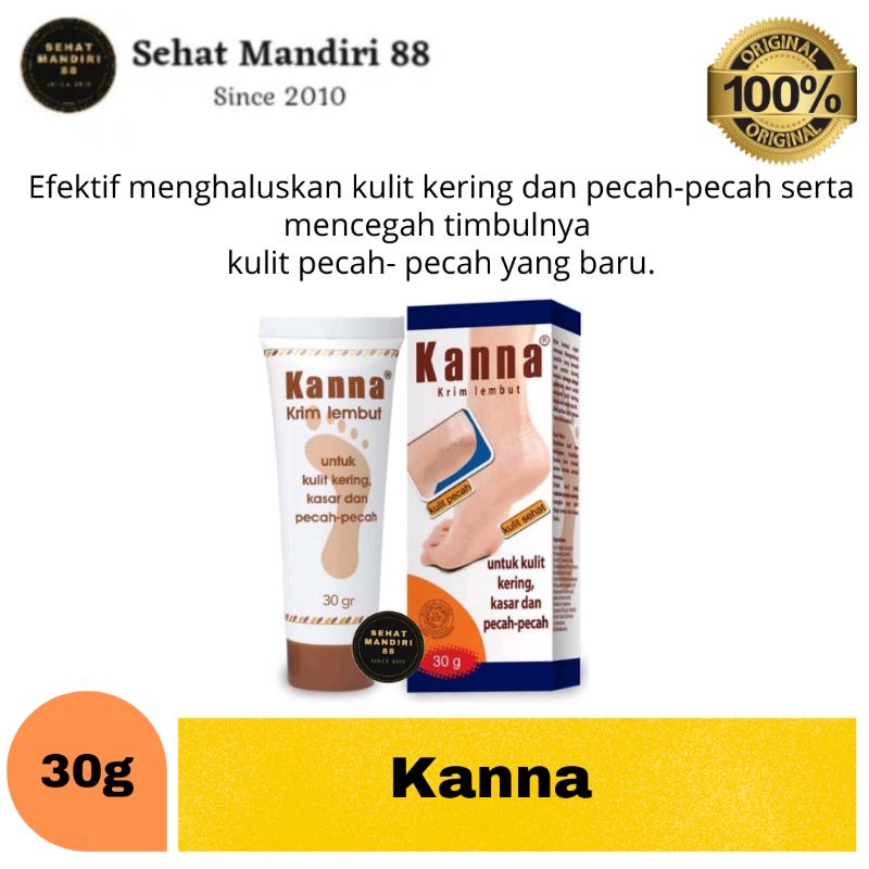 Jual KANNA KRIM WHITE TUBE / KRIM KAKI KANA 30g | Shopee Indonesia