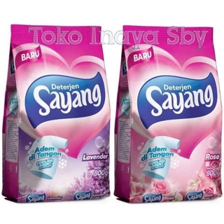 Jual SAYANG powder detergent / deterjen bubuk 800 gr 800gr | Shopee ...
