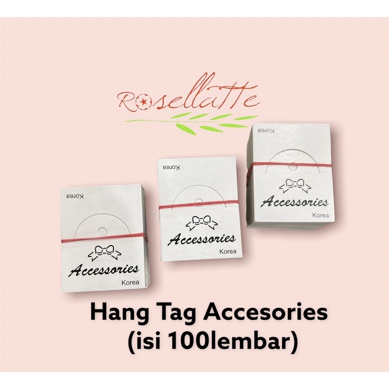 Jual LABEL GANTUNGAN AKSESORIS HANG TAG murah hangtag | Shopee Indonesia