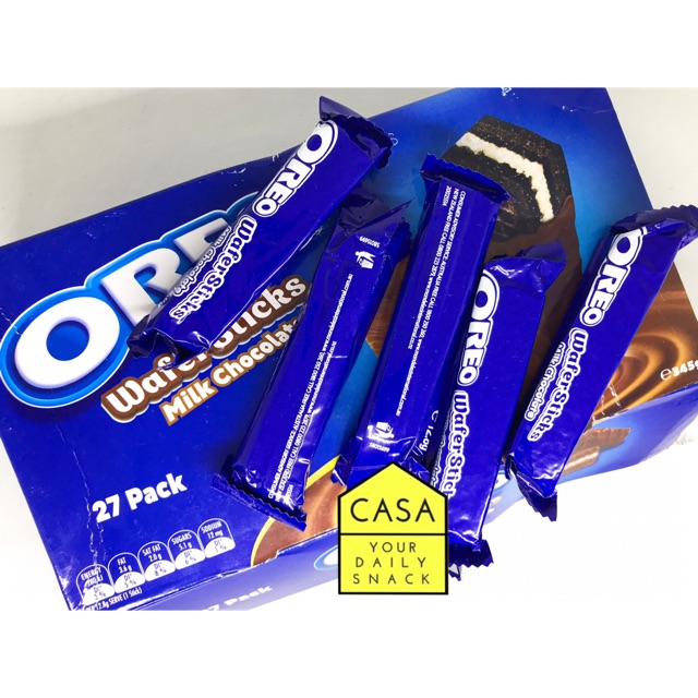 Jual OREO WAFER STICKS MILK CHOCOLATE Indonesia|Shopee Indonesia