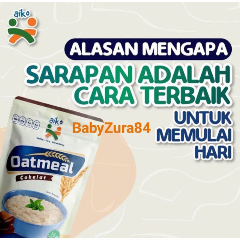 Jual AIKO Oatmeal MPASI Bayi Anak Dewasa Oatmeal 200gr | Shopee Indonesia