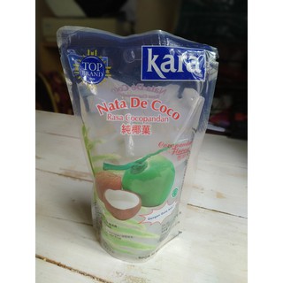 Jual NATA DE COCO KARA KEMASAN POUCH 360 GRAM Sari Kelapa | Shopee ...