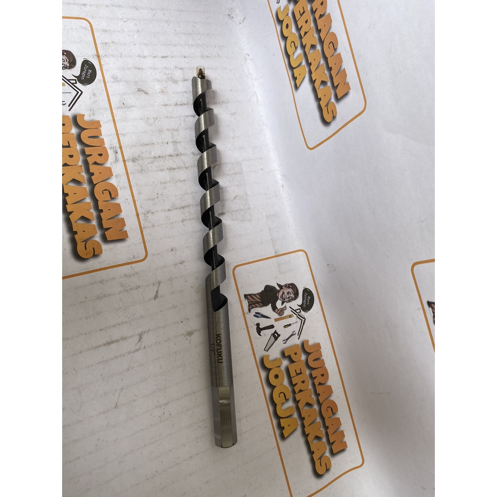 Jual Mata Bor Kayu Auger Bit 13MM / Single Flute Auger Bit 13MM / Wood ...