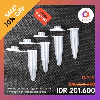 Jual Microcentrifuge Tube 1.5ml - Tabung PCR 1.5ml Eppendorf | Shopee Indonesia