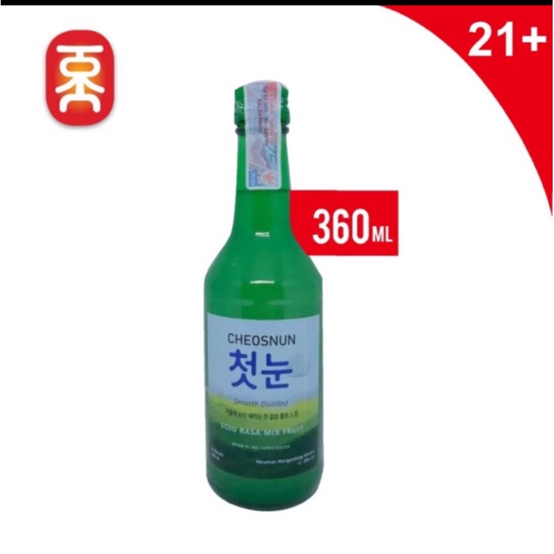 Jual Cheosnun Soju Mix Fruit 360ml | Shopee Indonesia