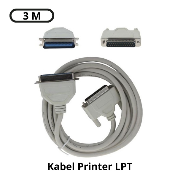 Kabel Printer LPT 3 meter | Lazada Indonesia