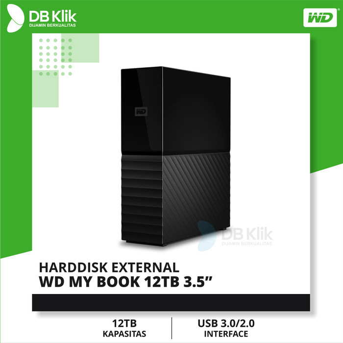 Jual Harddisk External WD My Book 12TB 3.5 (HD HDD WD MyBook 12TB ...
