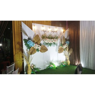 Jual sewa pelaminan papan, backdrop triplek, backdrop panel, pelaminan ...