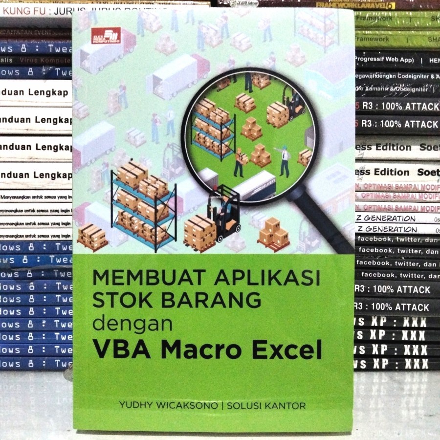 Jual Buku Membuat Aplikasi Stok Barang dengan VBA Macro Excel | Shopee Indonesia